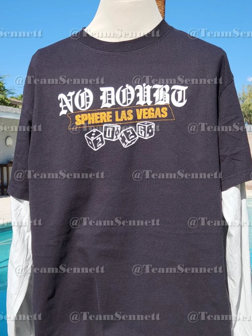 No Doubt | Shirts | No Doubt Sphere Shirt Black And White Layered Long ...